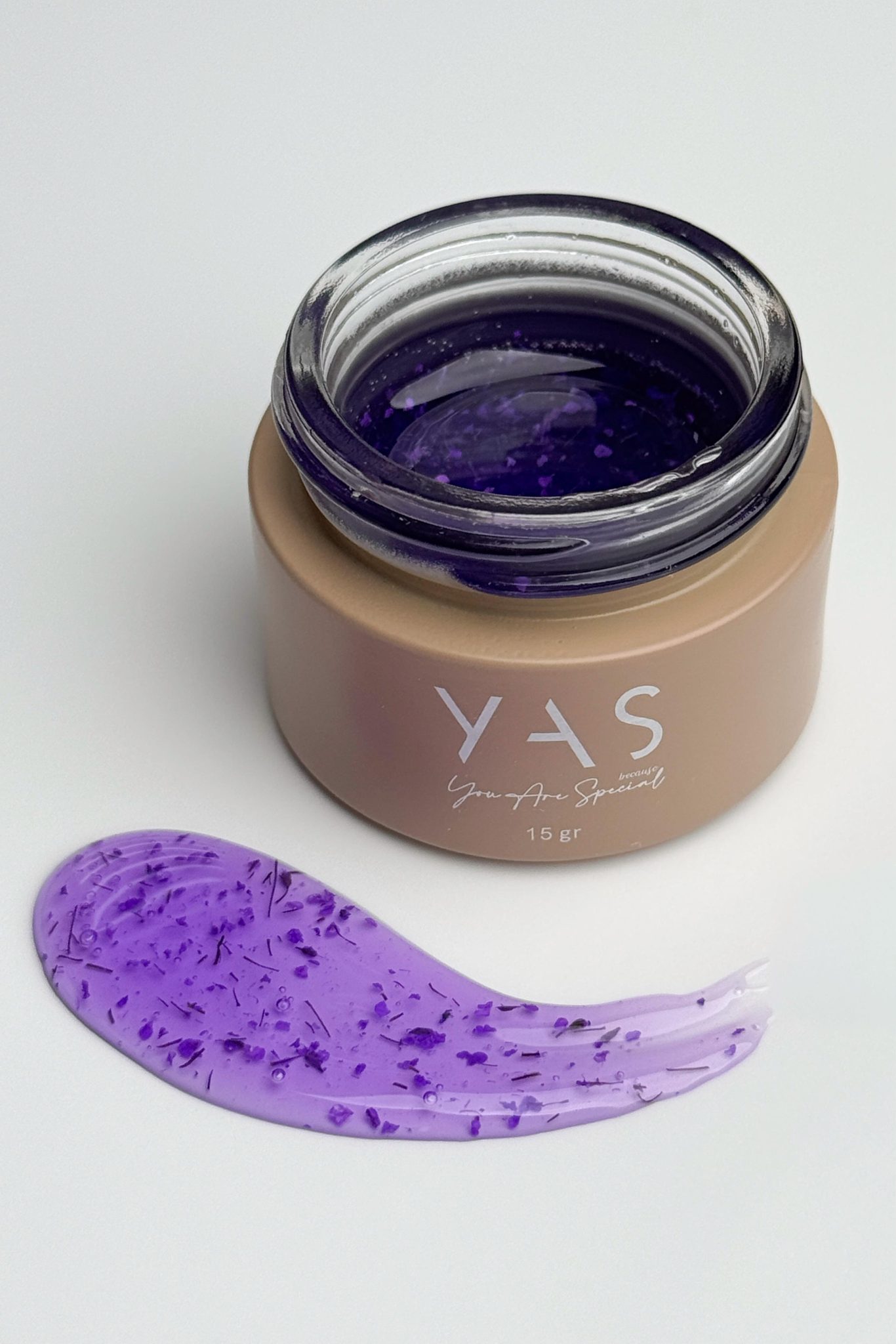 PETAL GLASS PURPLE BUILDER GEL — YAS BEAUTY Europe